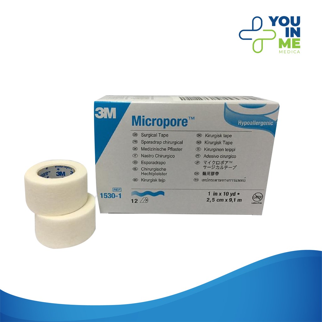 3M Micropore 1 Inch Tanpa Dispenser | Lazada Indonesia