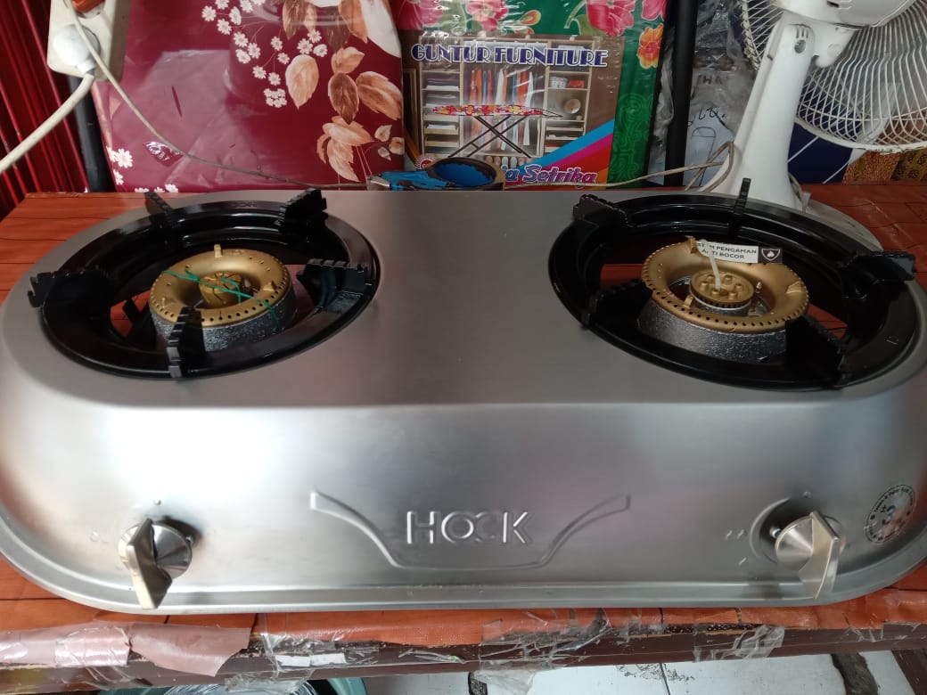Kompor Gas Hock Dwi Mutiara Stainless Gas Stove 2 Tungku | Lazada Indonesia