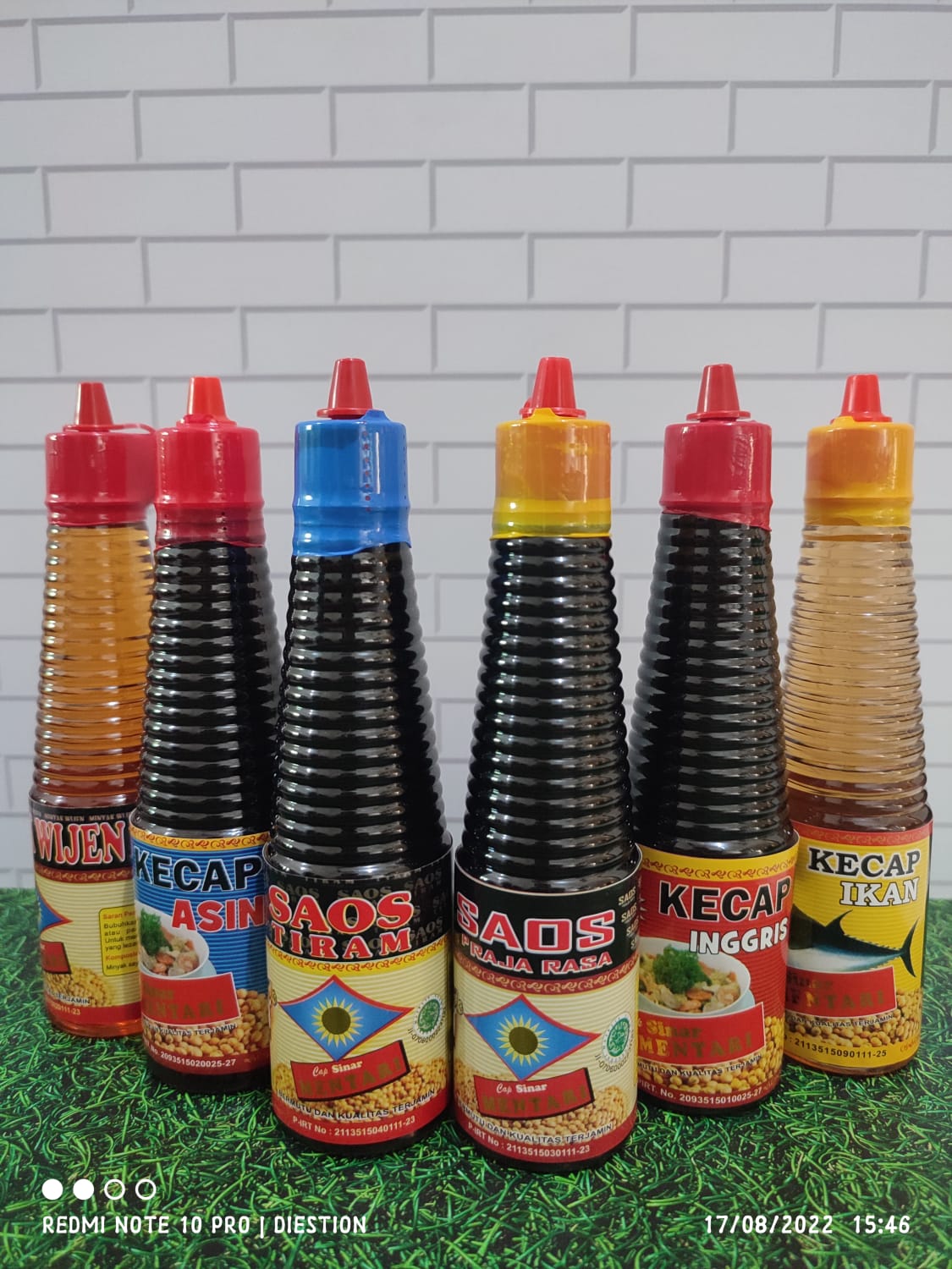 Paket Hemat 1 Isi 6 (Minyak Wijen, Saos Raja Rasa, Kecap Asin, Kecap ...