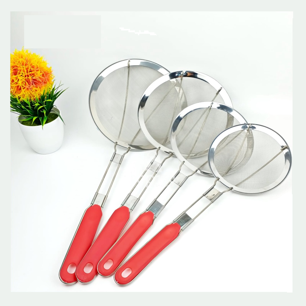 FUJINEX Serokan Minyak Halus Round Skimmer Stainless 15 cm | Lazada ...