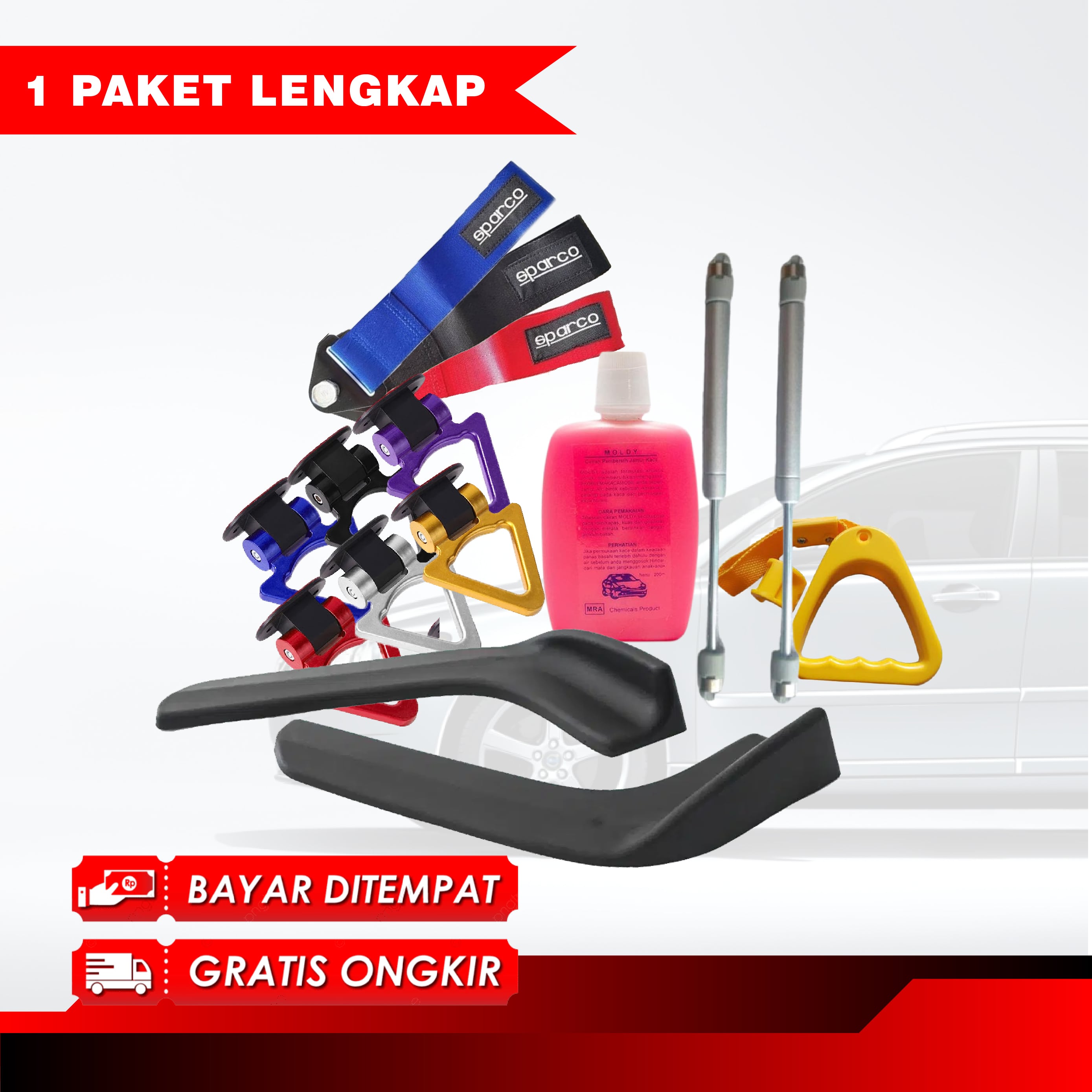 Winglet Diffuser Bumper Depan Premium Sedan,Truck,Engkel,Bus | Lazada ...