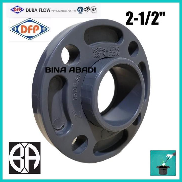 VANSTONE FLANGE UPVC SIZE 2-1/2 INCH SCH 80 SOCKET ANSI 150 DURAFLOW ...