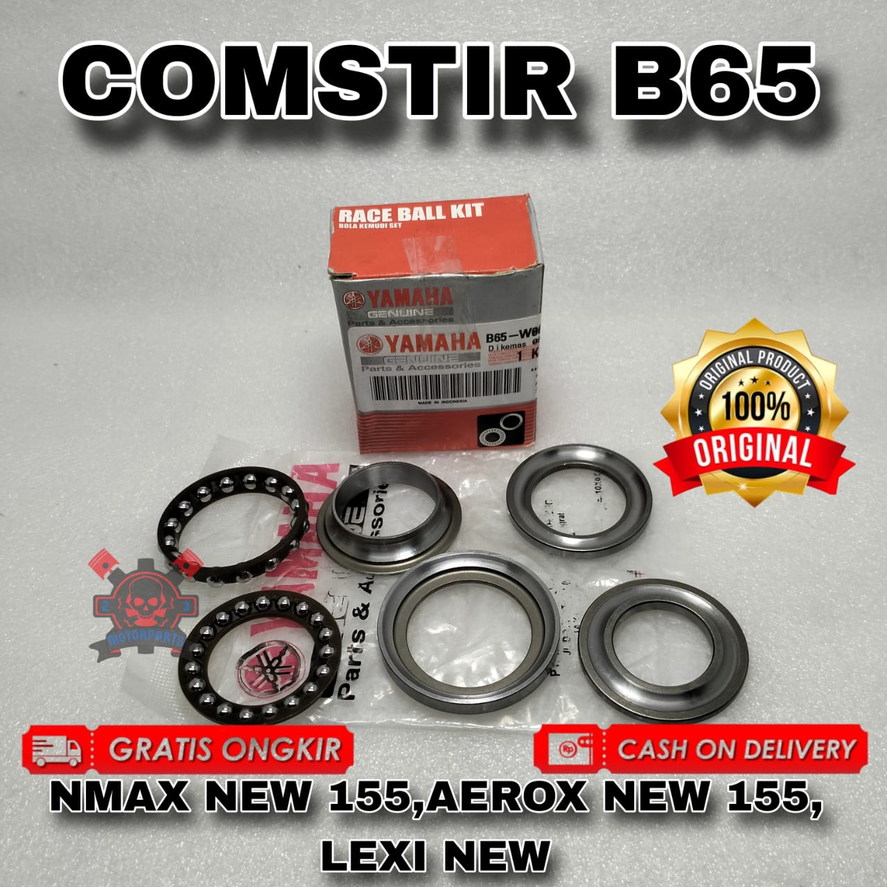 COMSTIR / KOMSTIR YAMAHA B65 BUAT MOTOR NMAX NEW 155 | AREOX NEW 155 ...