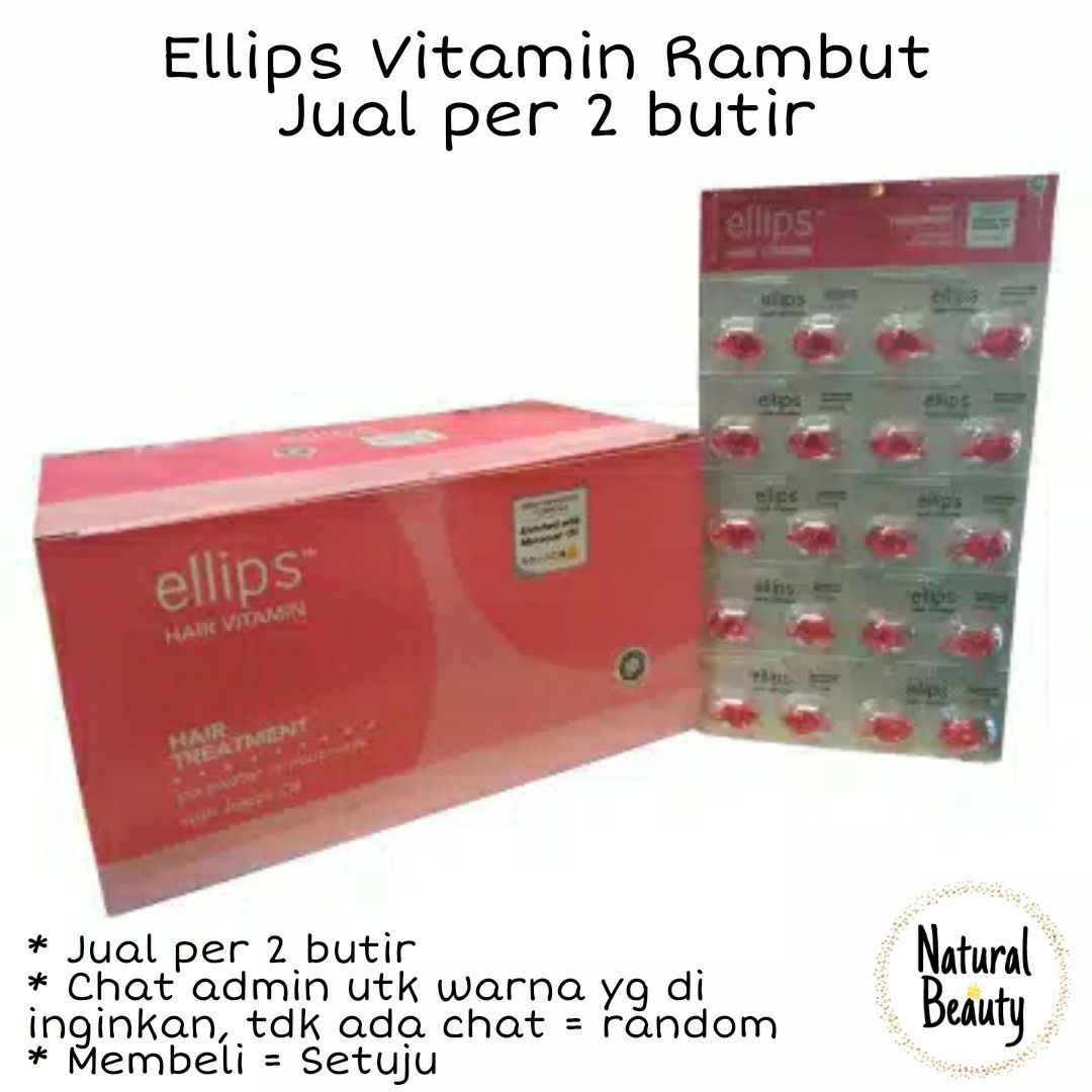Ellips Vitamin Rambut / Ellips / Elips Vitamin Rambut Jual per 2 Butir ...