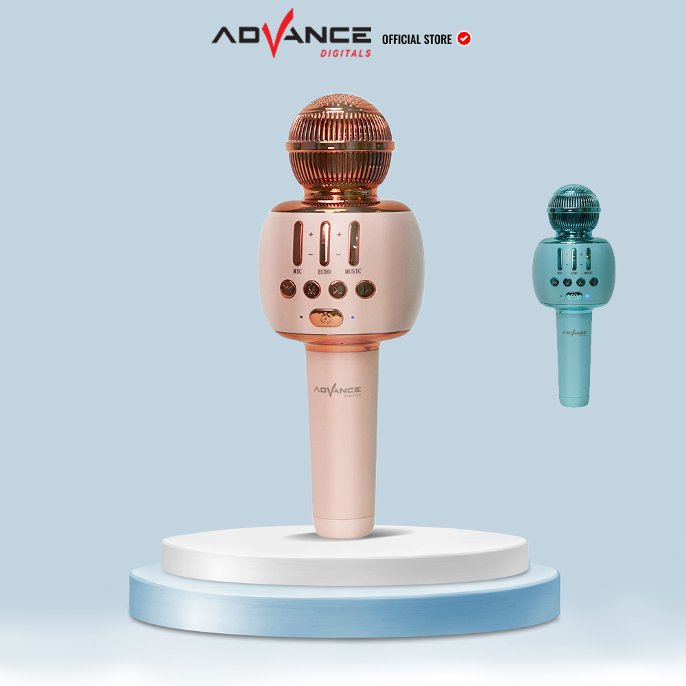 Mic Karaoke Bluetooth Portable Advance Ams 38 Microphone Bluetooth
