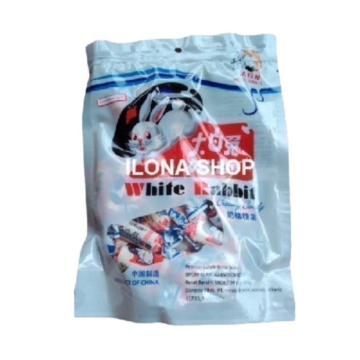 Permen Susu/Permen White Rabbit/Permen Kelinci/White Rabbit Candy 180g ...