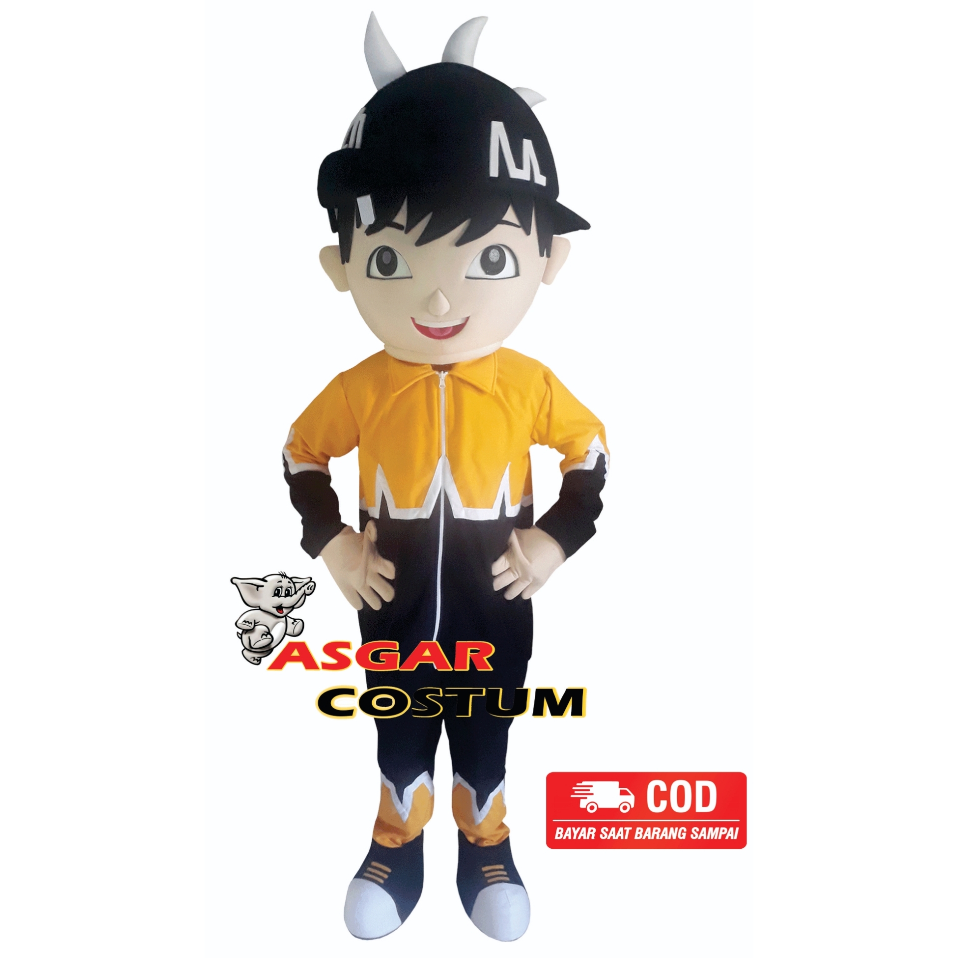 Kostum maskot badut boboiboy gempa costume dewasa termurah dan ...