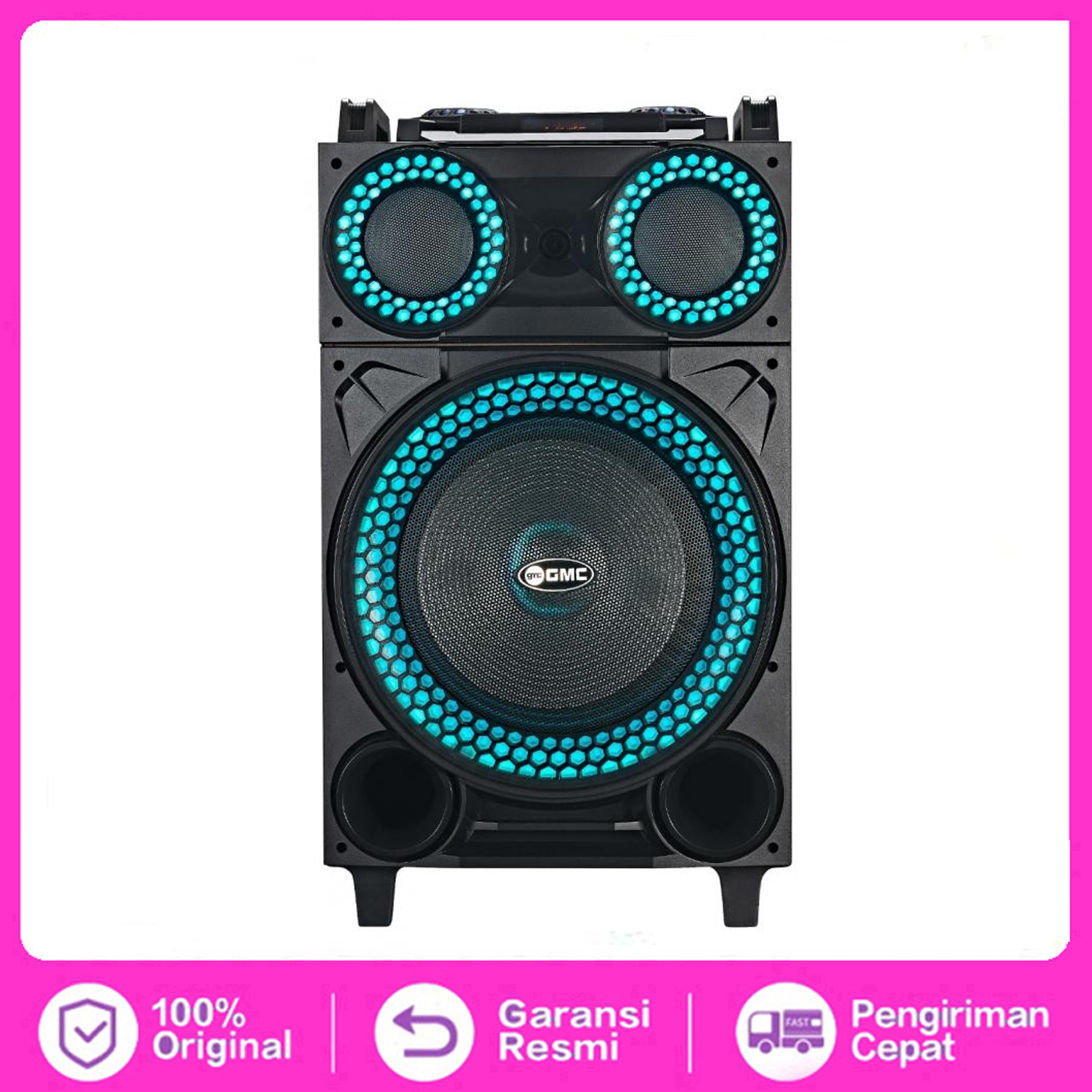 Speaker GMC 899R Bluetooth Portable Free 2 MIC | Lazada Indonesia
