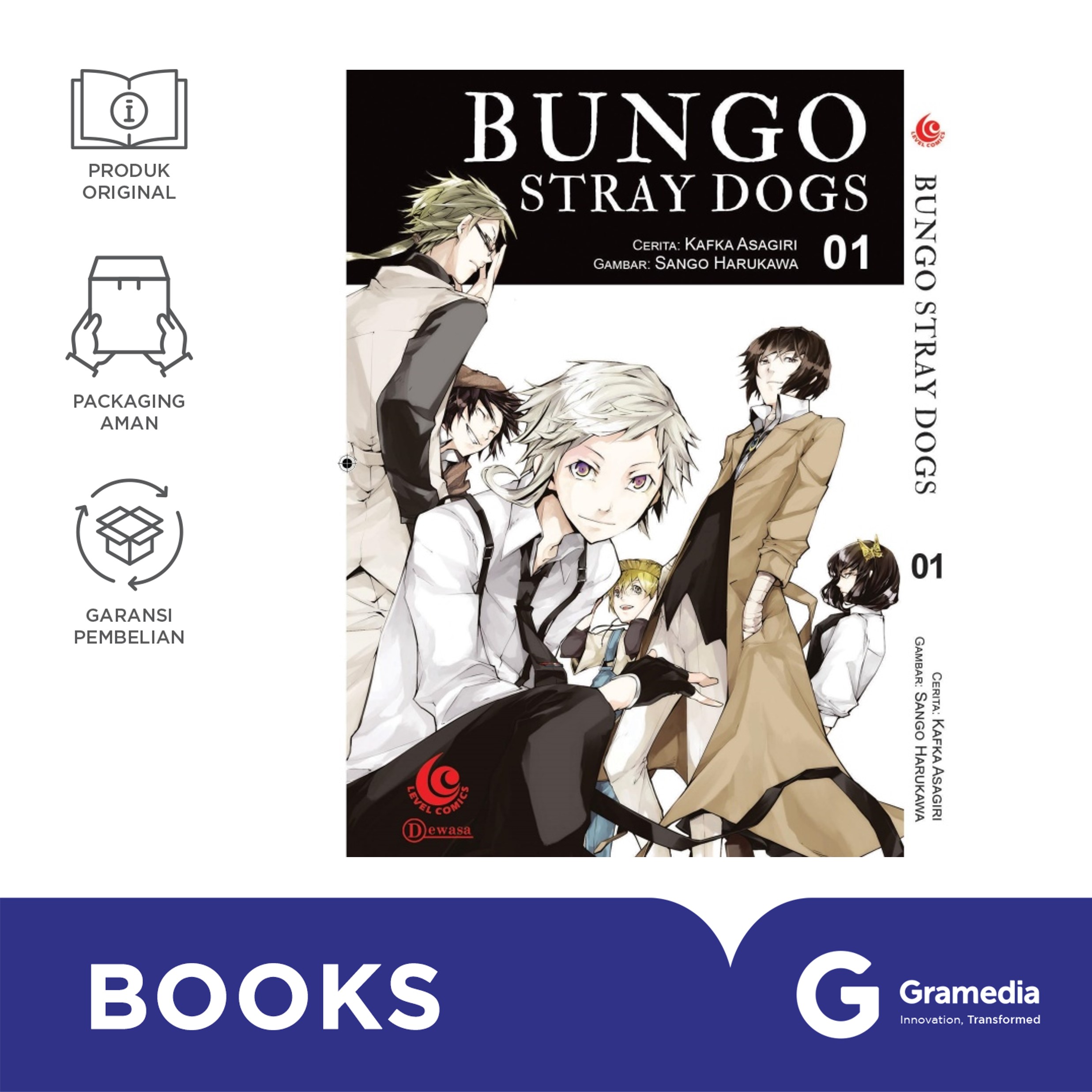 LC: Bungo Stray Dogs 01 | Lazada Indonesia
