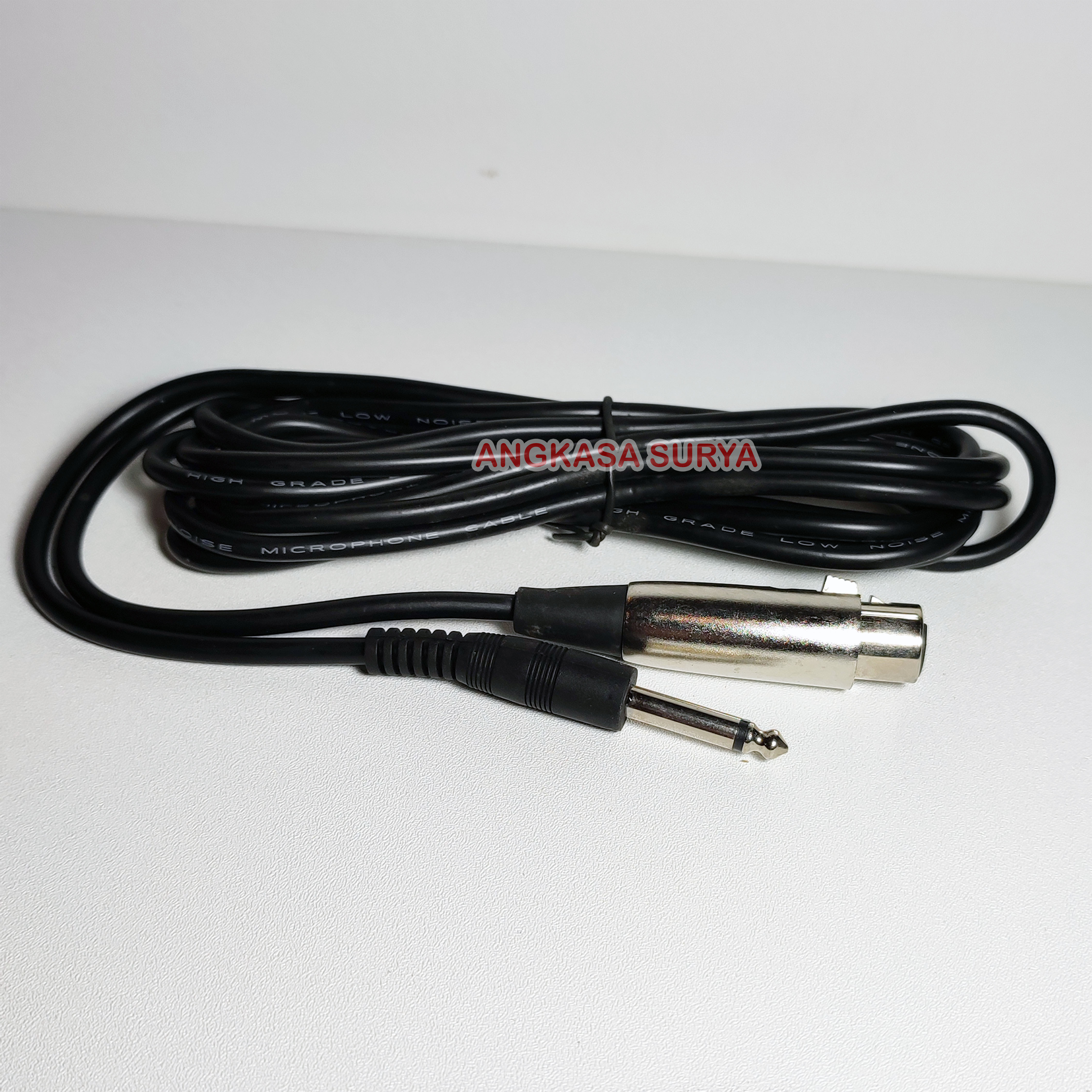 Kabel Mic Hitam 3,5 Meter Kabel microphone mick 3,5 m Murah Kabel Soket ...