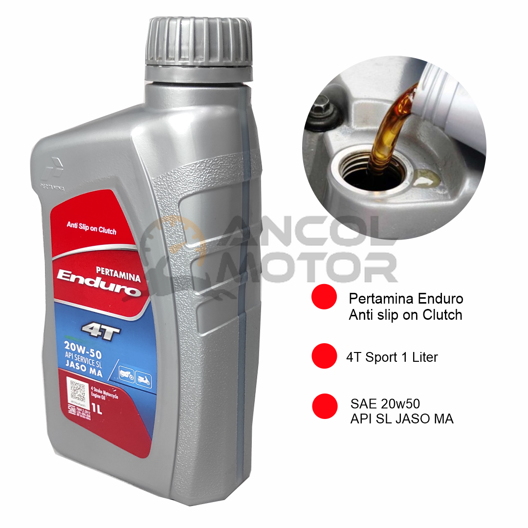 Enduro 1 Liter 4T 20w50 1000ml Oli Motor Bebek Sport 4 Tax Universal 1L ...