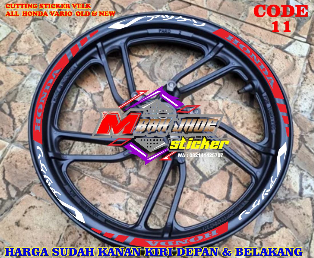 sticker velk honda all vario/velk vario | Lazada Indonesia