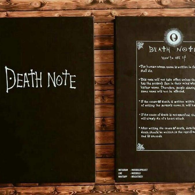 Buku death note anime costplay book deathnote | Lazada Indonesia