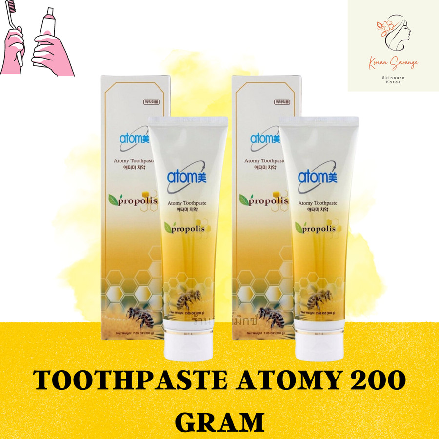 Toothpaste 200GRAM X 5 atomy pasta gigi odol | Lazada Indonesia