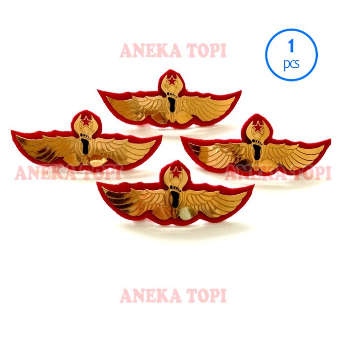 Wing Tapak Hitam Bintang Merah Pramuka - Lencana Tapak Pramuka Wing ...