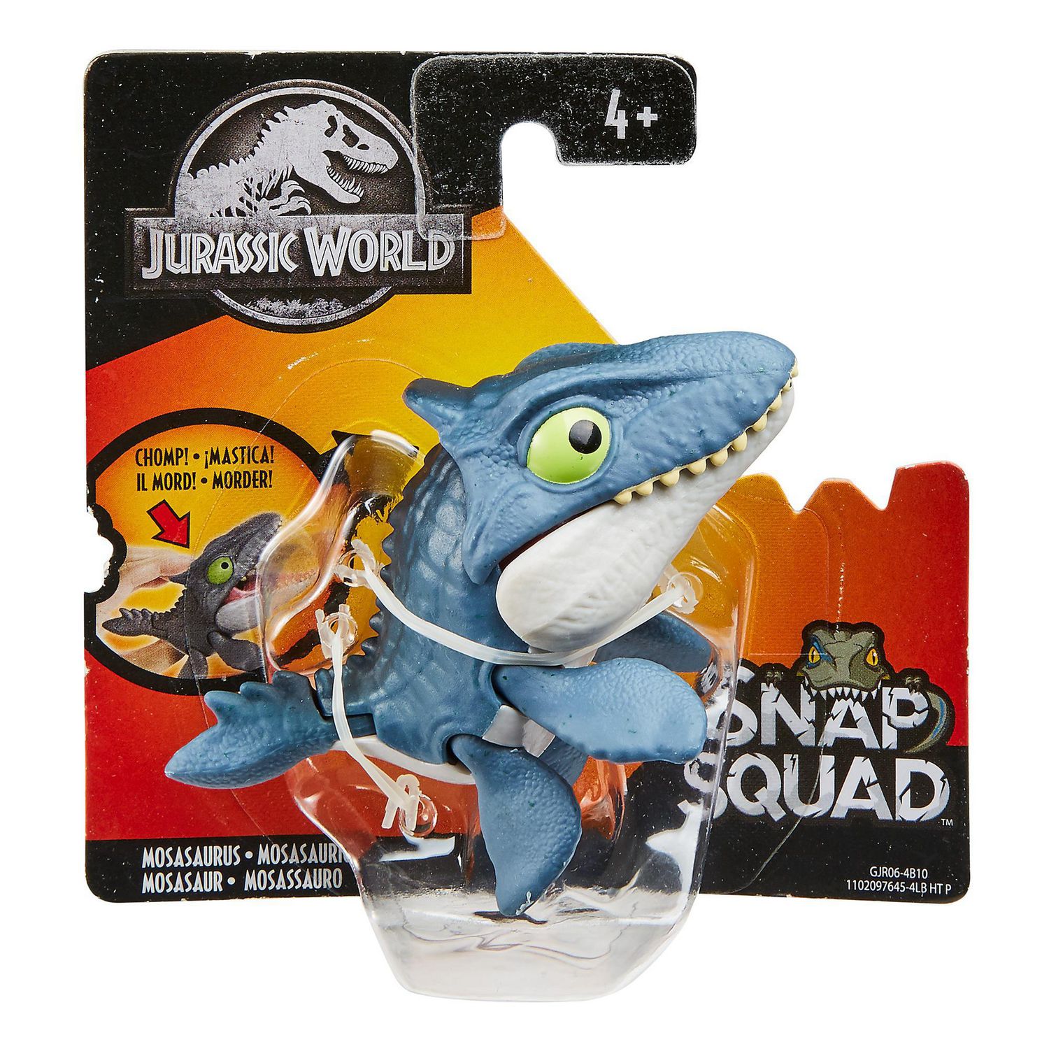 Jurassic World Camp Cretaceous MOSASAURUS b Snap Squad Mattel Mainan ...