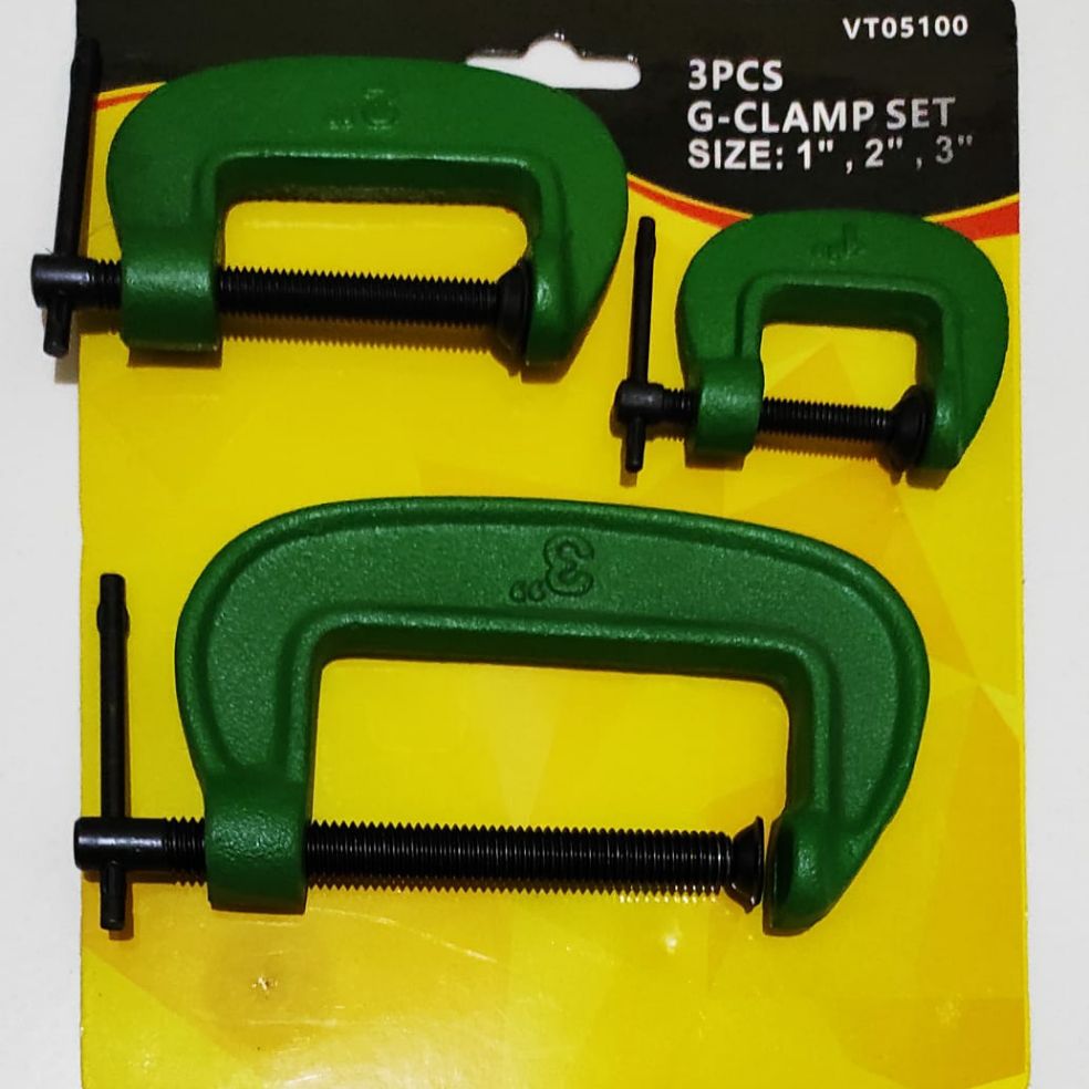 Amtech Clamp C Set Ukuran 1 Inch 2 Inch 3 Inch Sprt Lumos ASIA JAYA Amtech Clamp C Set Ukuran 1 Inch 2 Inch 3 Inch Sprt Lumos ASIA JAYA