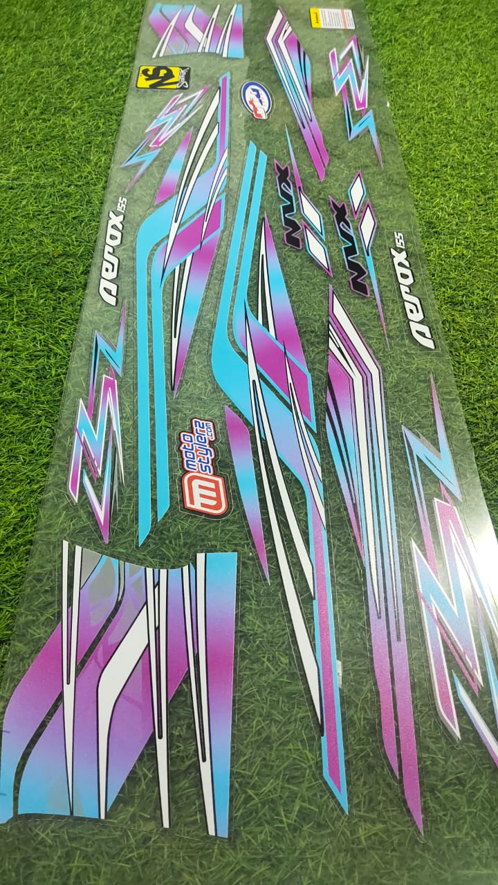 Striping Lis Aerox 155 Lis Bahan Bening Sticker Lis Garis Bahan Bening ...