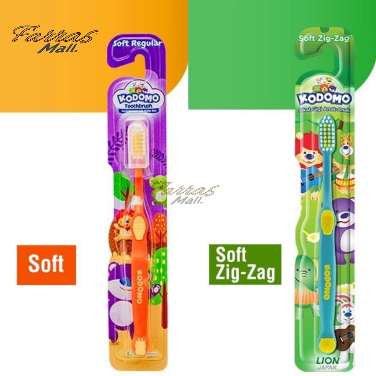 Kodomo Kids Sikat Gigi Regular dan Zig zag 2 in 1 Soft Halus | Lazada Indonesia