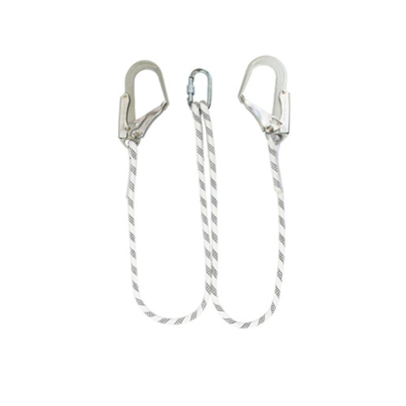 2m Safety Hook Dengan Absorber Lanyard Double Hook Climbing Rope Tali ...