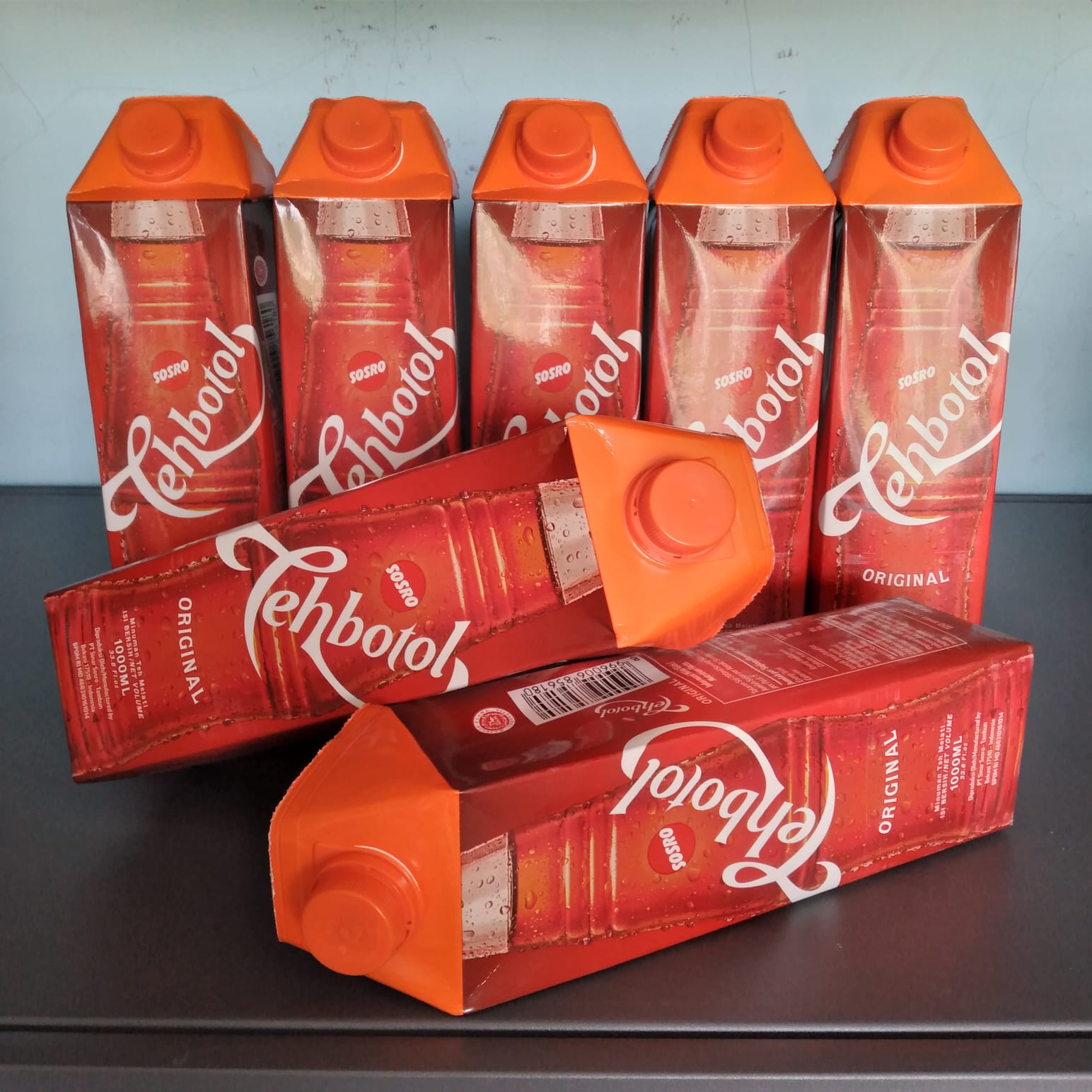 Sosro Teh Botol Kotak original 1L | Lazada Indonesia