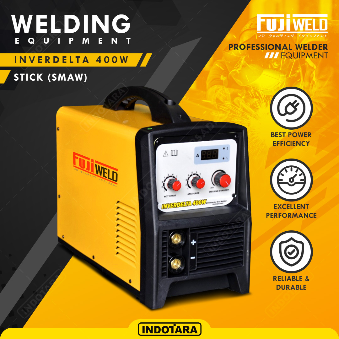 Mesin Las SMAW (Electrode/Stick) Welding Fujiweld - Inverdelta 400W ...