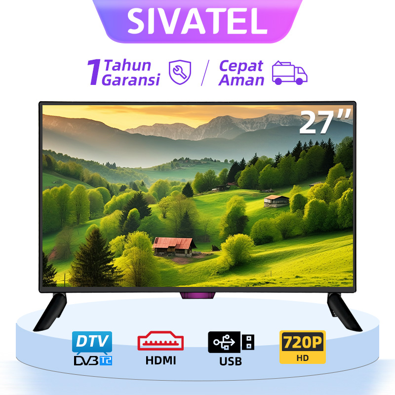 Sivatel TV LED Digital 27 inch HD Ready Televisi Murah -Support USB ...