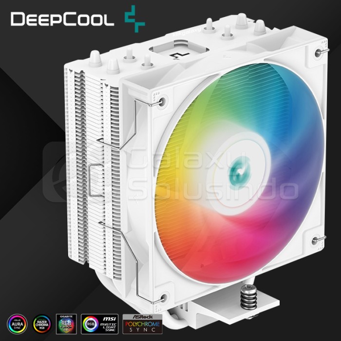 DeepCool AG400 White ARGB CPU Cooler - Putih | Lazada Indonesia