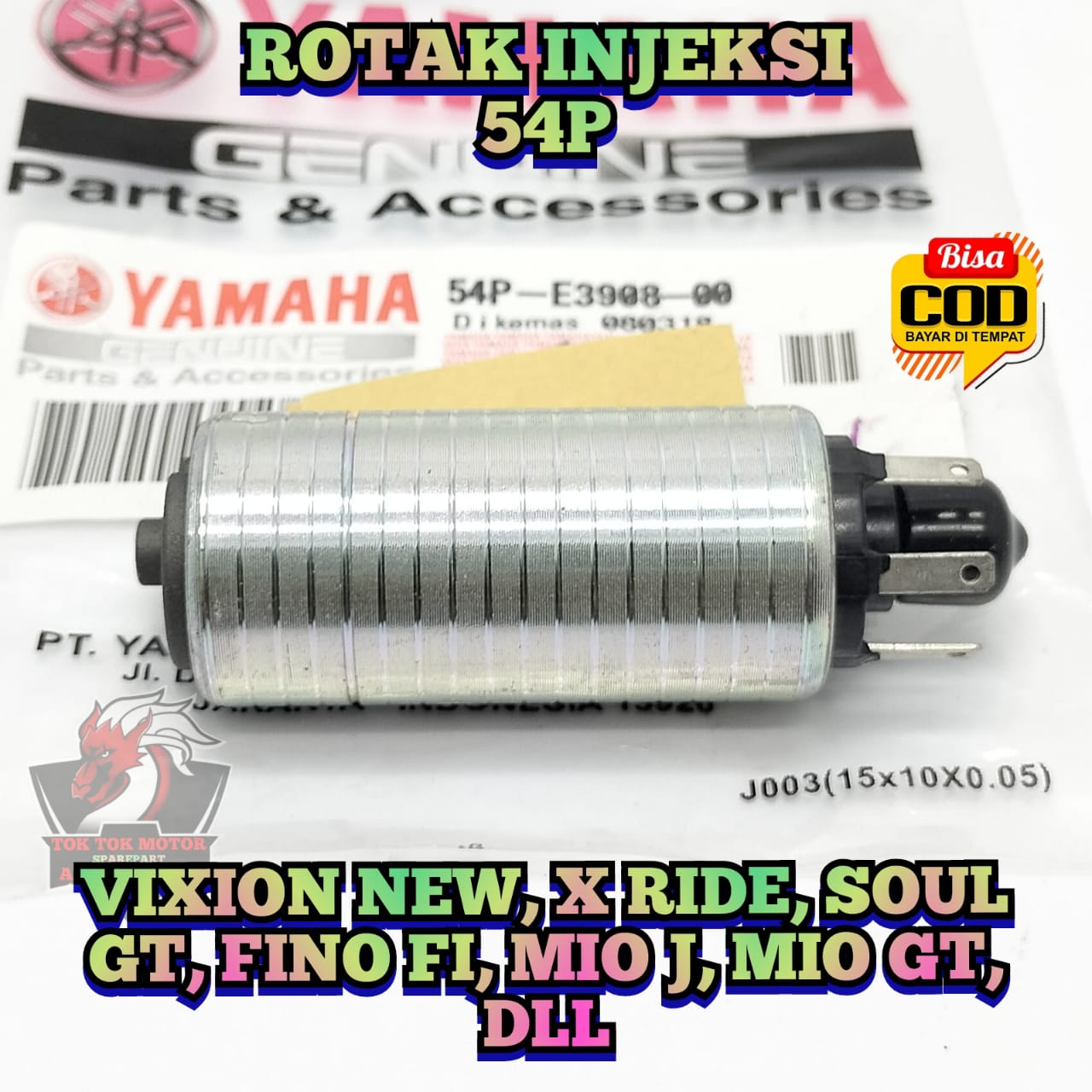 ROTAK INJEKSI MOTOR YAMAHA 54P MIO J , MIO GT , VIXION NEW , SOUL GT , FINO FI , X RIDE KUALITAS ...