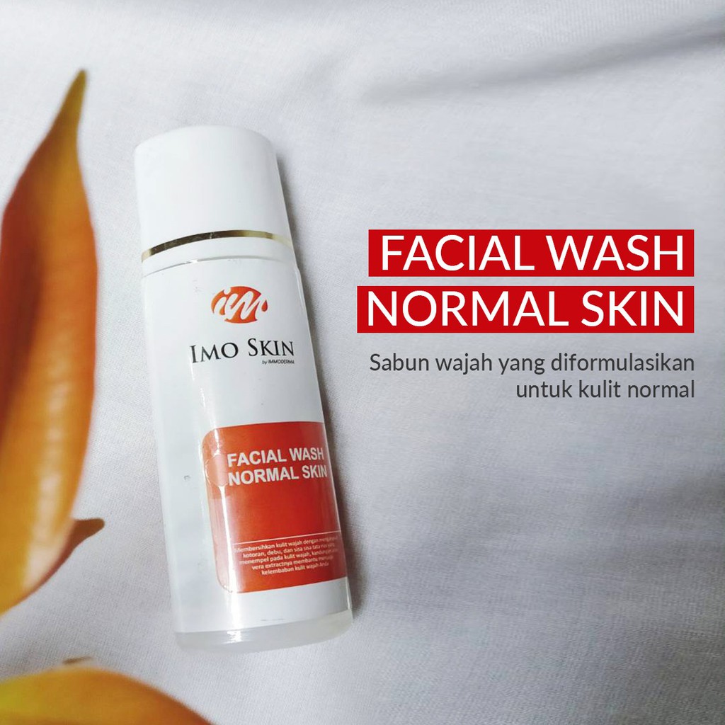 Skin Care Facial Wash Normal Skin Immoderma Aman Untuk Ibu Hamil dan ...