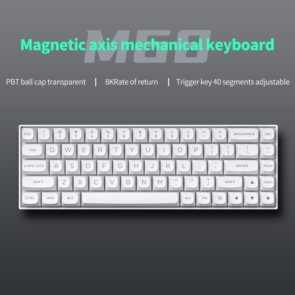 [Dikirim dalam 1 hari] ZIFRIEND Keyboard Mekanik-Poros Magnetik M68 ...