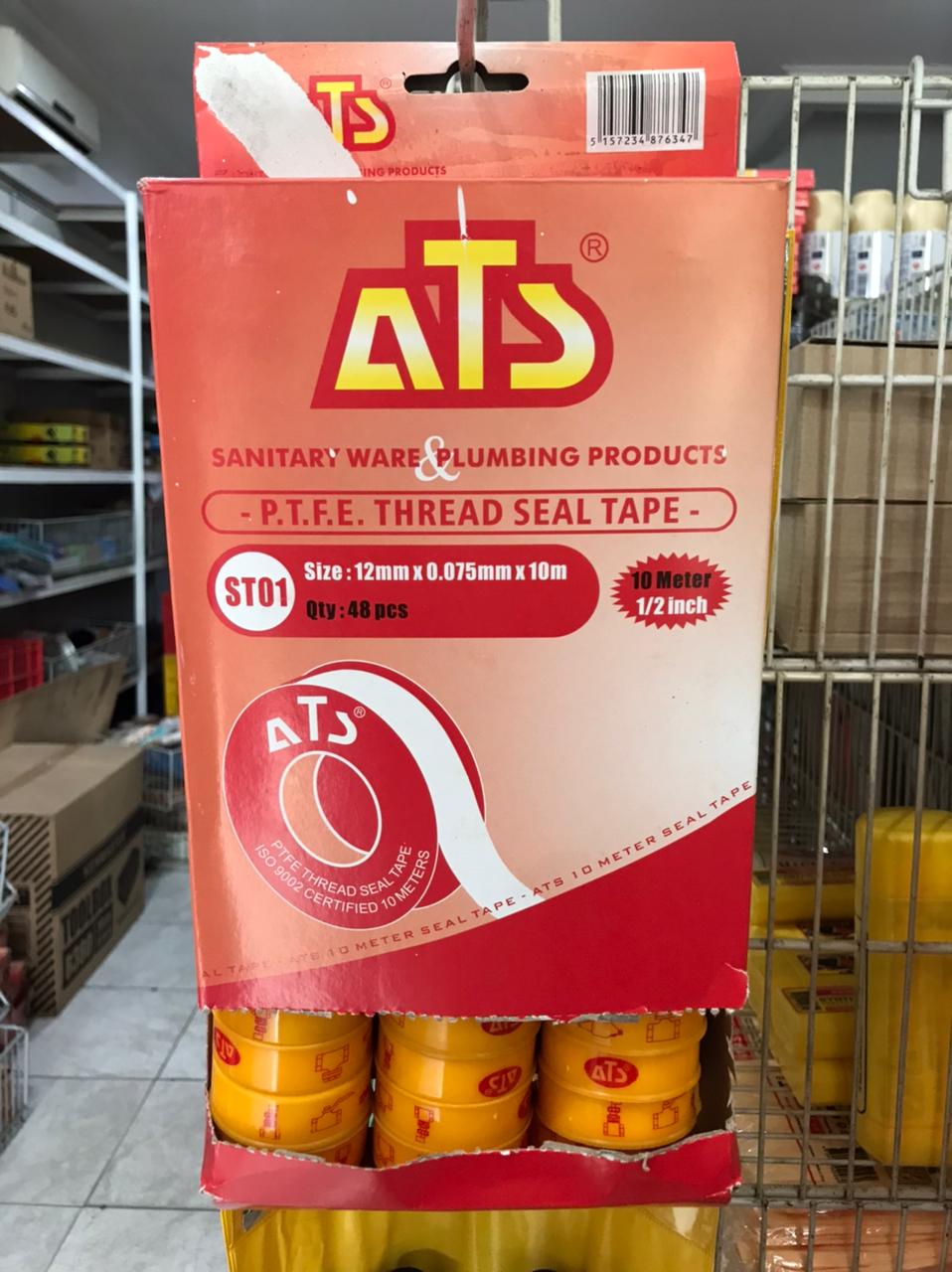 SEAL TAPE 10M ATS PERBIJI SOLATIP LAKBAN KRAN KERAN/SEAL TAPE AIR ...