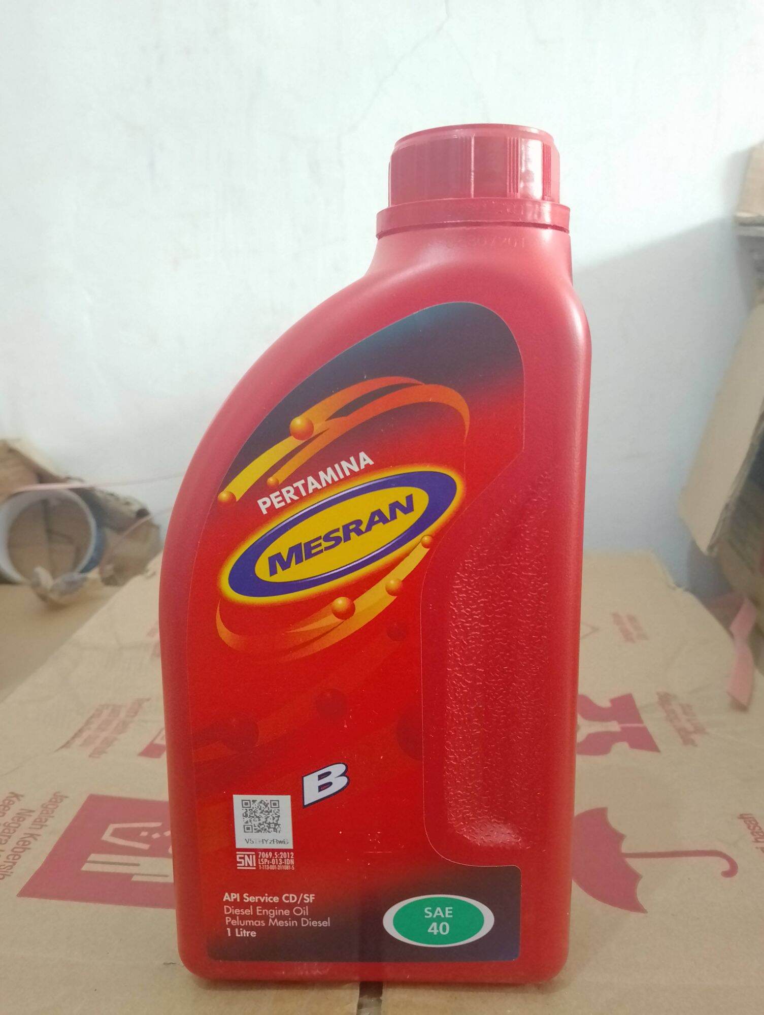oli Pertamina Mesran b sae40 1liter-&Mesran super 800ml/Mesran B 1 ...