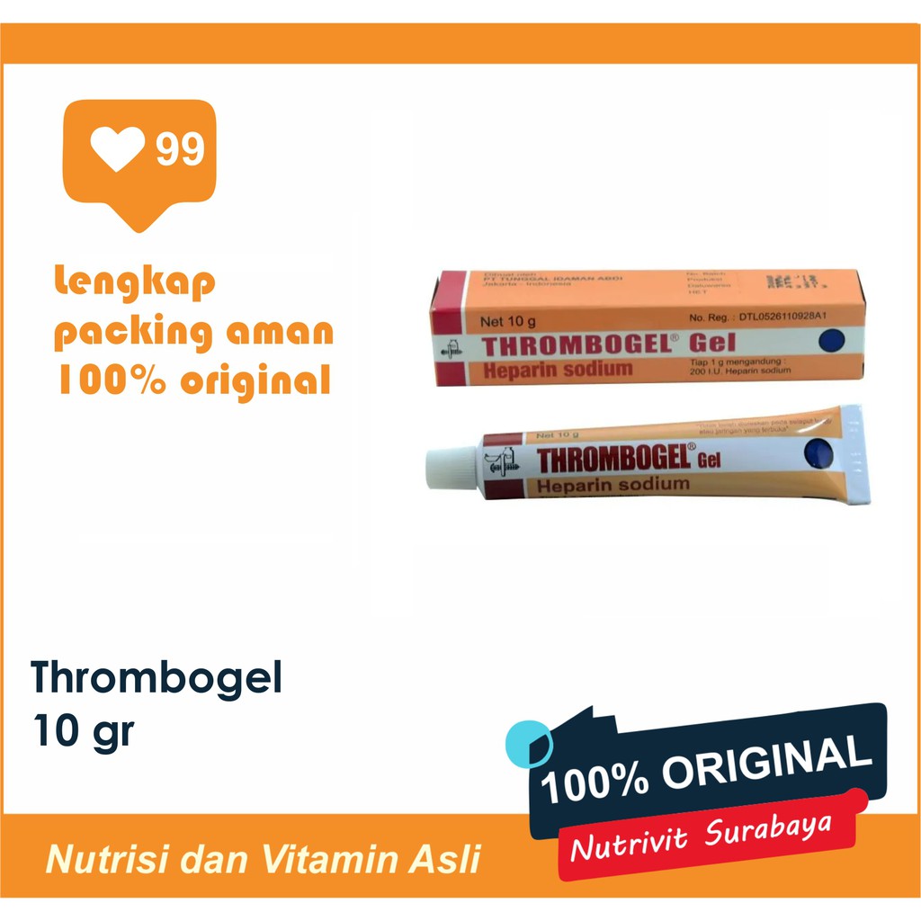 THROMBOGEL 10GR | Lazada Indonesia