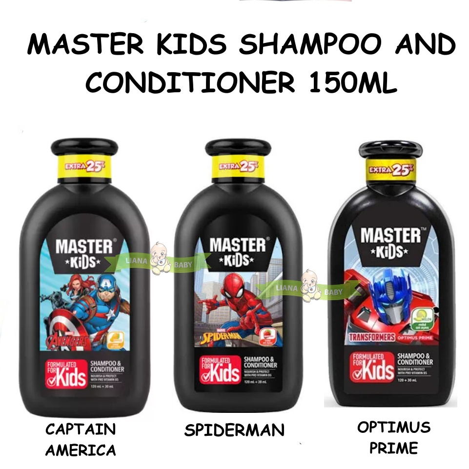 MASTER KIDS SHAMPOO AND CONDITIONER 150ML | Lazada Indonesia