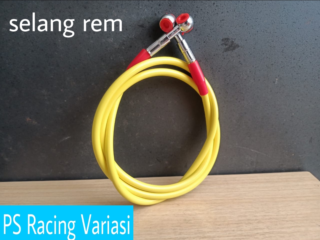 SELANG REM DEPAN 130CM VARIASI WARNA KUNING /PS RACING VARIASI | Lazada ...