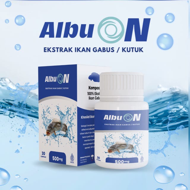 ALBU ON | Suplemen Kesehatan Dengan Bebagai Khasiat | 30 Capsul 100 % ...