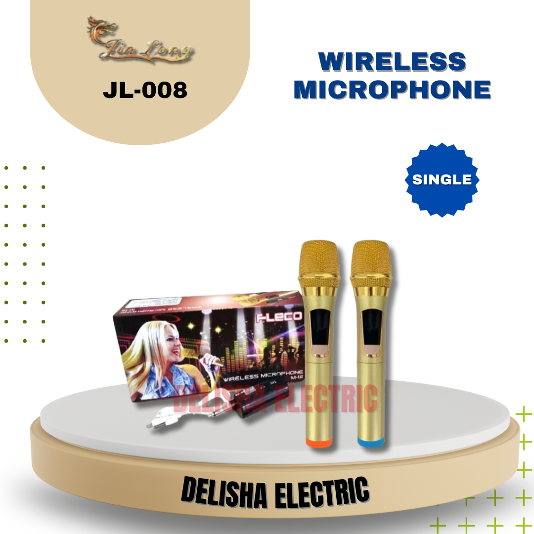 MICROPHONE WIRELESS MIC TANPA KABEL MIK JARAK JAUH ADVANCE TYPE MIC-103 ...