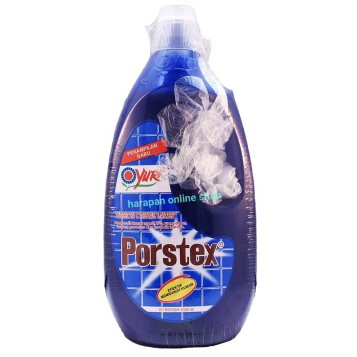 YURI PORSTEX BIRU 1000ML / 1LITER | Lazada Indonesia
