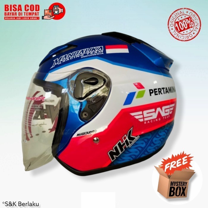 NHK R6 Mandalika original - NHK moto gp mandalika - Helm Mandalika ori ...