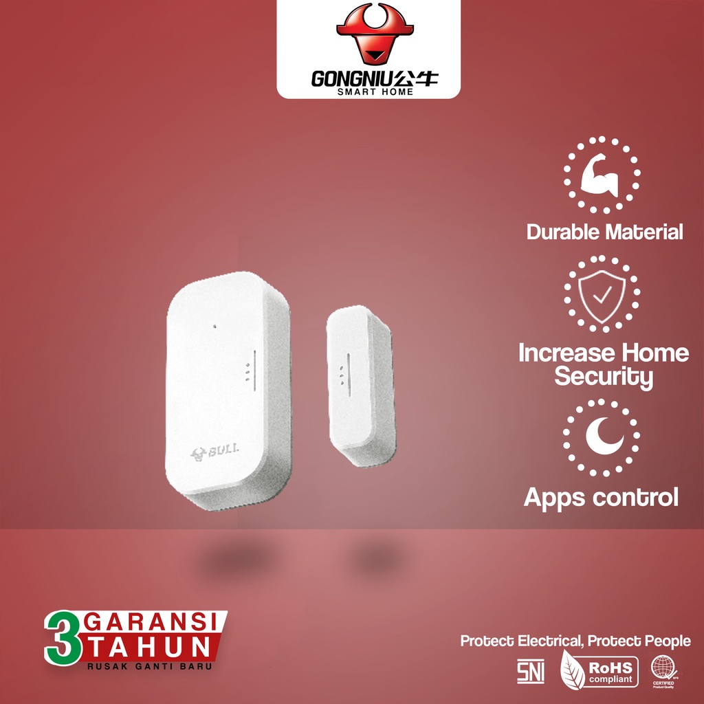 GONGNIU – Alarm Sensor Pintu dan Jendela | Alarm Keamanan rumah Anti ...