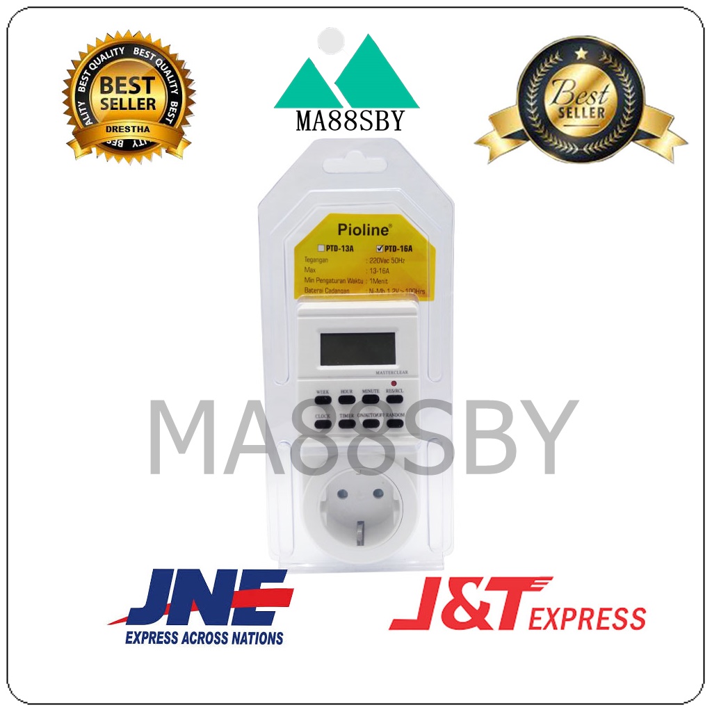 MAMAKU Digital Program Timer Stop Kontak Listrik Otomatis Pioline ...