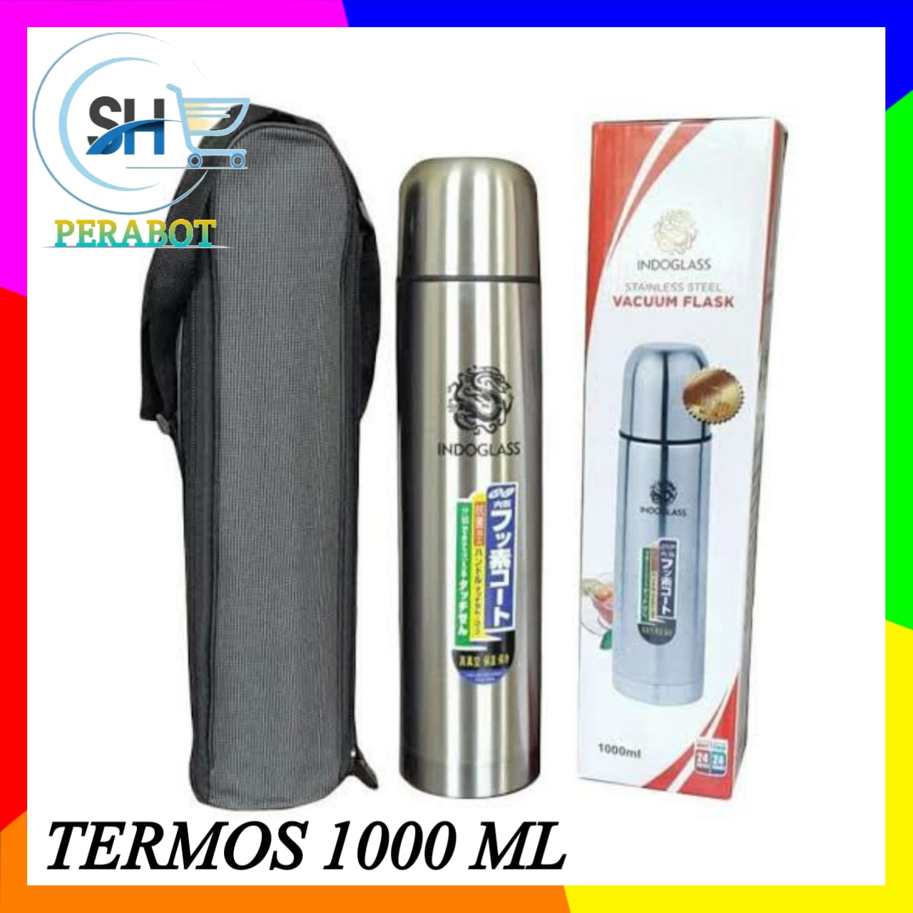 TERMOS STENLIS 1 LITER / TERMOS AIR PANAS STAINLESS 1 LITER | Lazada ...