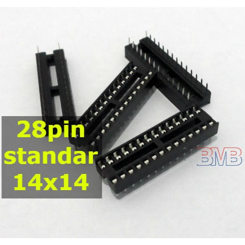Socket IC DIP 28 STANDAR Pin 2 x 14 Soket Adapter 28pin | Lazada Indonesia