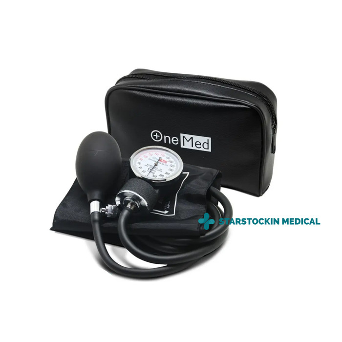 Tensimeter Manual Onemed Tensi Aneroid 200 Jam Kompas Hitam | Lazada ...