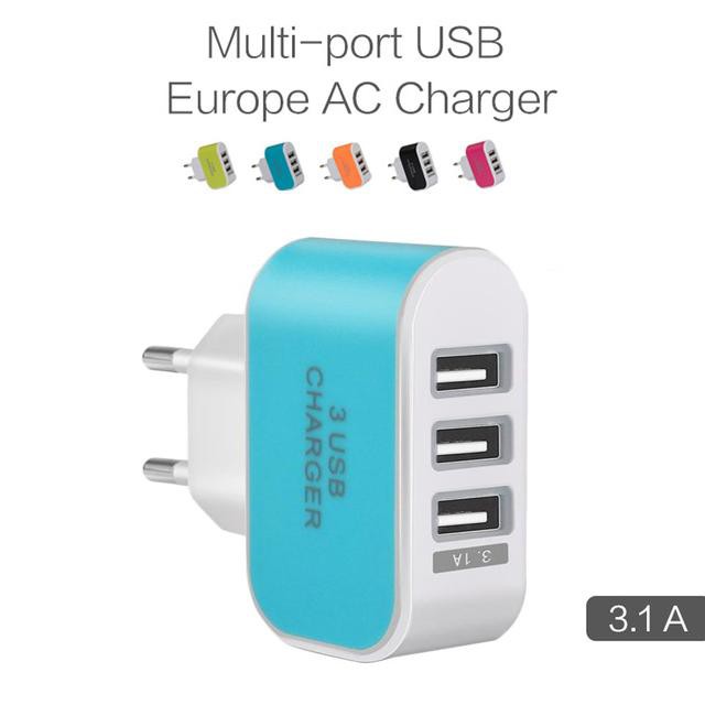 adapter charger 3 port 3.1A batok | Lazada Indonesia