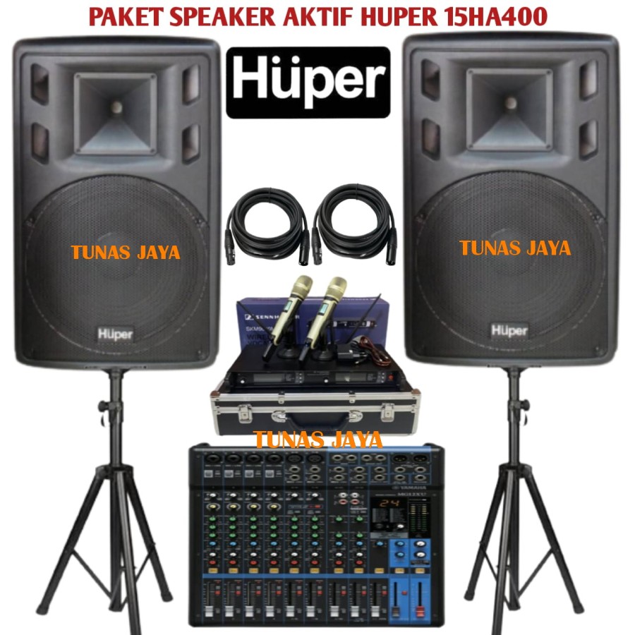 PAKET SPKEAKER HUPER 15HA400 KOMPLIT DAN ORIGINAL GARANSI RESMI ...