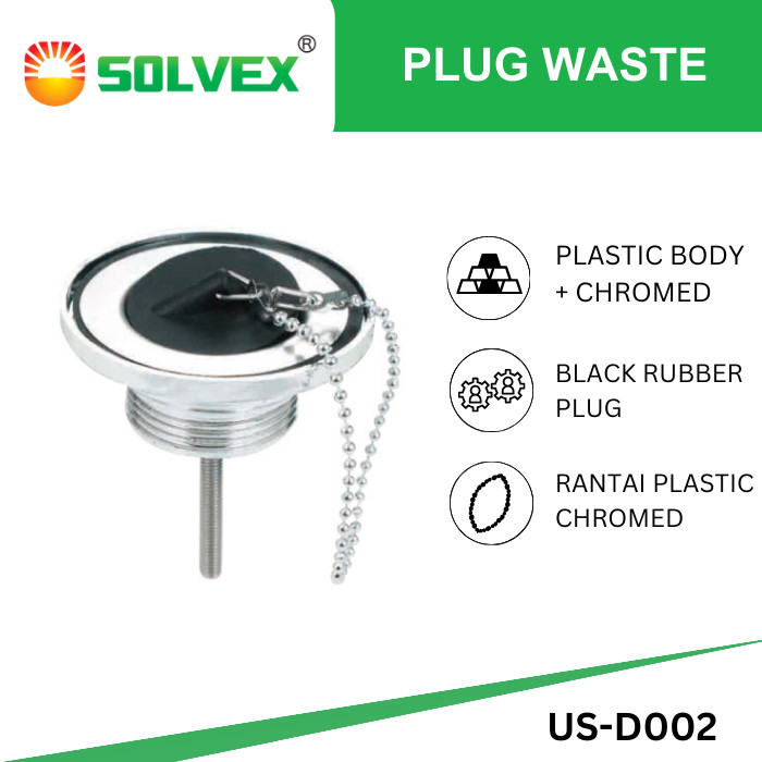 SOLVEX Afur Wastafel Apur Cuci Piring Saringan Ink Sink Chromed D002 ...