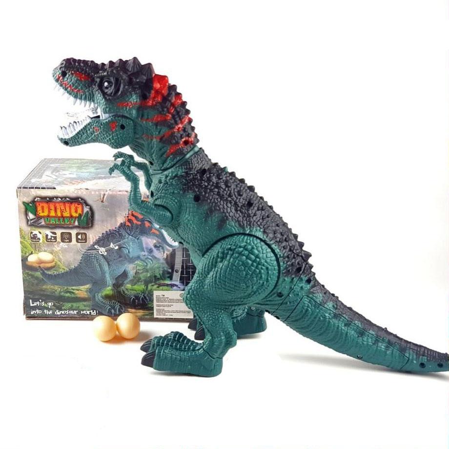 Electric Robot Dinosaurus T-Rex and Egg With Projector Dino Valley ...