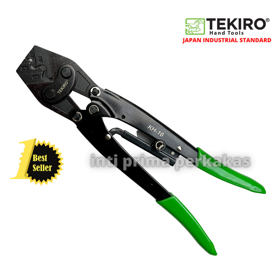 Tekiro Skun Crimping Rachet Press Kabel KH16 - Tang Pres Skun Kabel ...